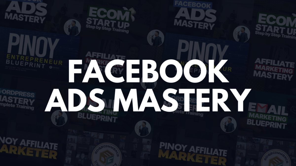 Enroll Facebook Ads Mastery - Jay Gregorio Community